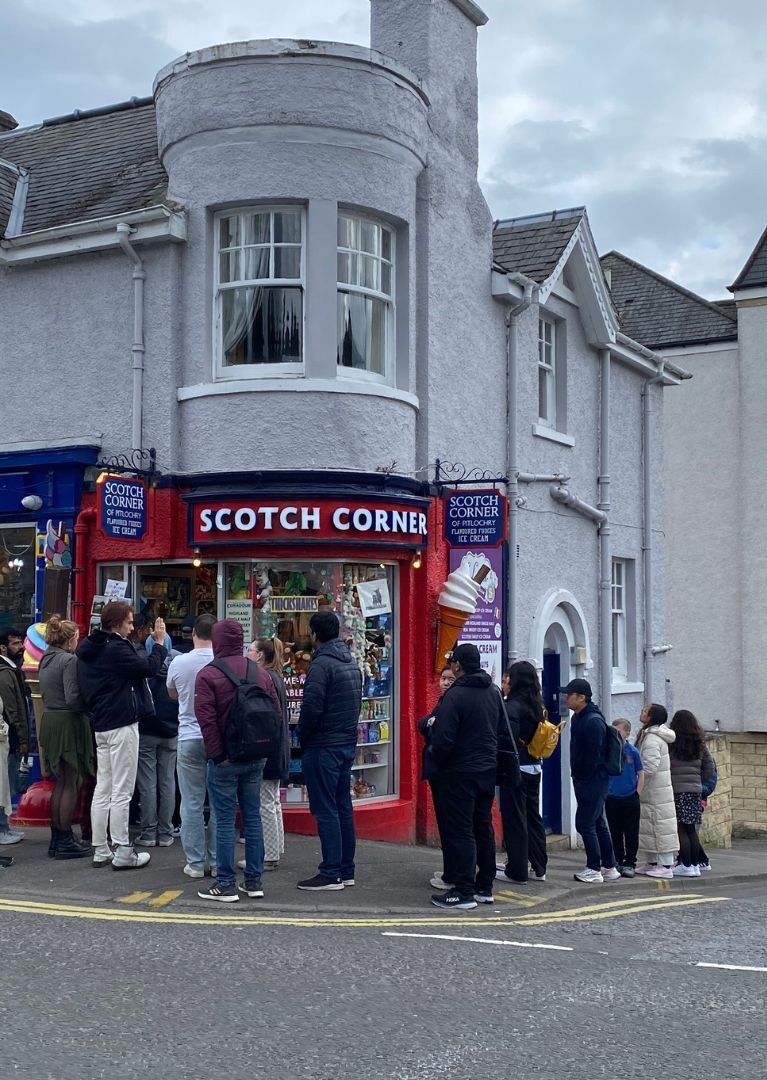 Scotch Corner Pitlochry | Ice Cream Scotland | Scotlands Spa Hotel